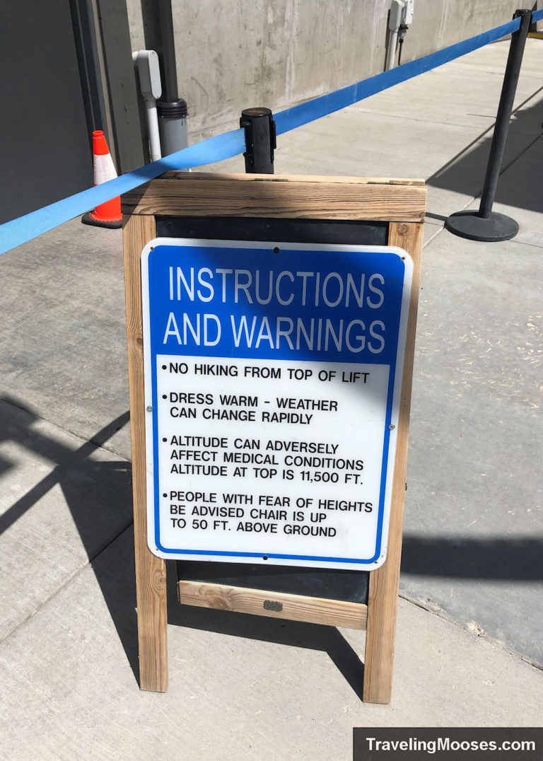 Riding the Snowbowl Scenic Gondola | Traveling Mooses